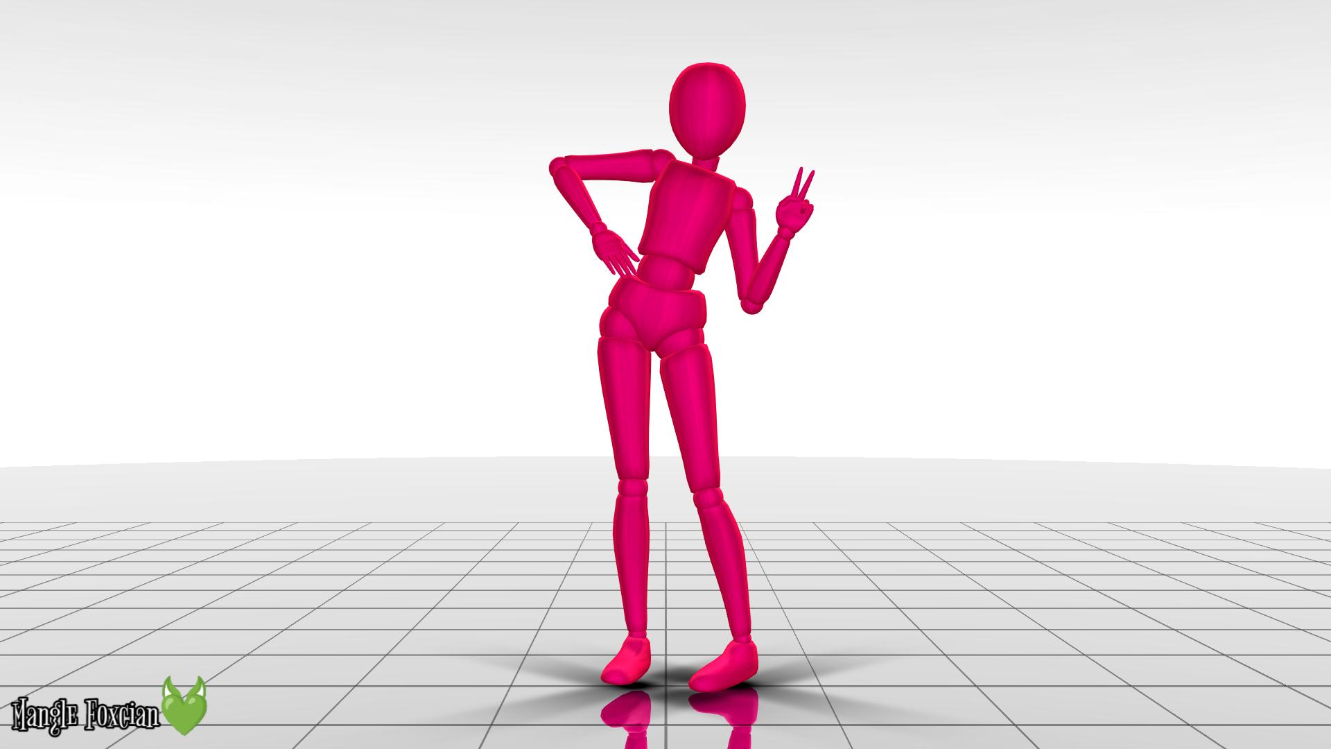 TDA MMD Demoness Pose DL by Mangle-Foxcian on DeviantArt