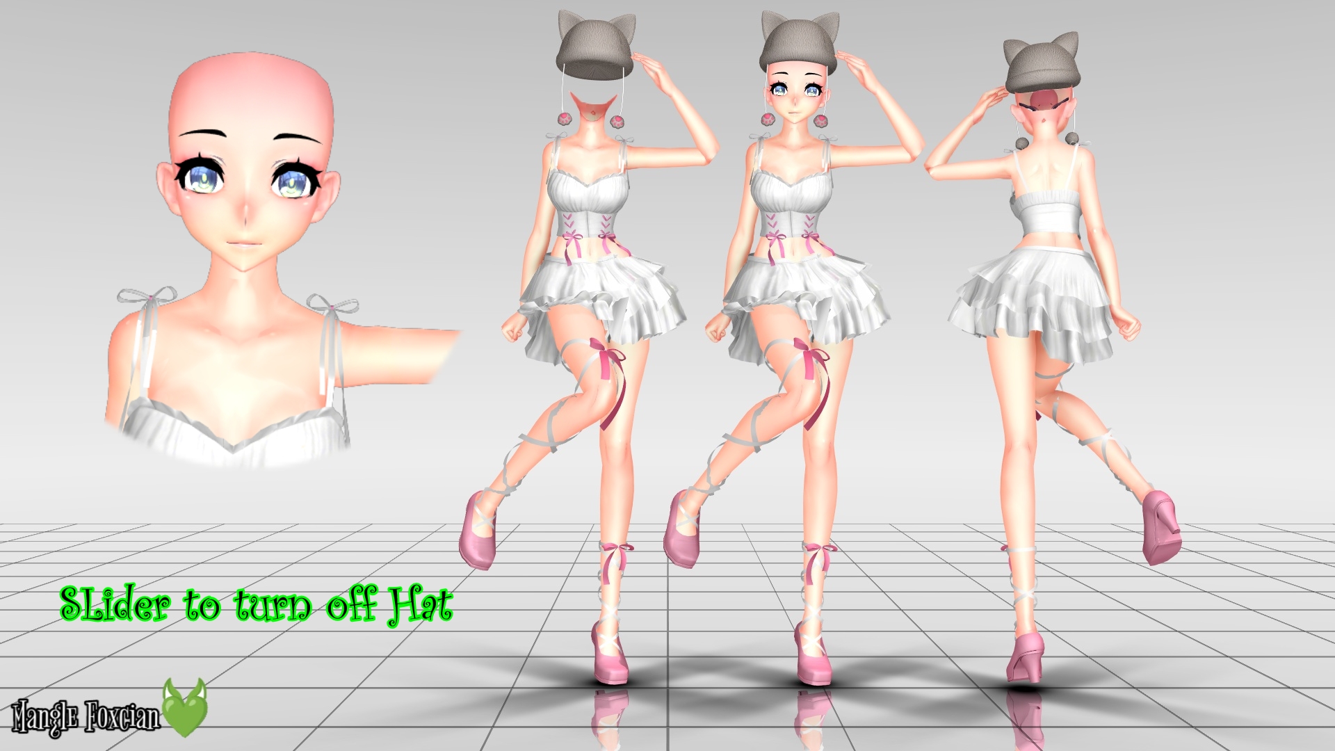 TDA MMD Lolita cat Outfit Base DL by Mangle-Foxcian on DeviantArt