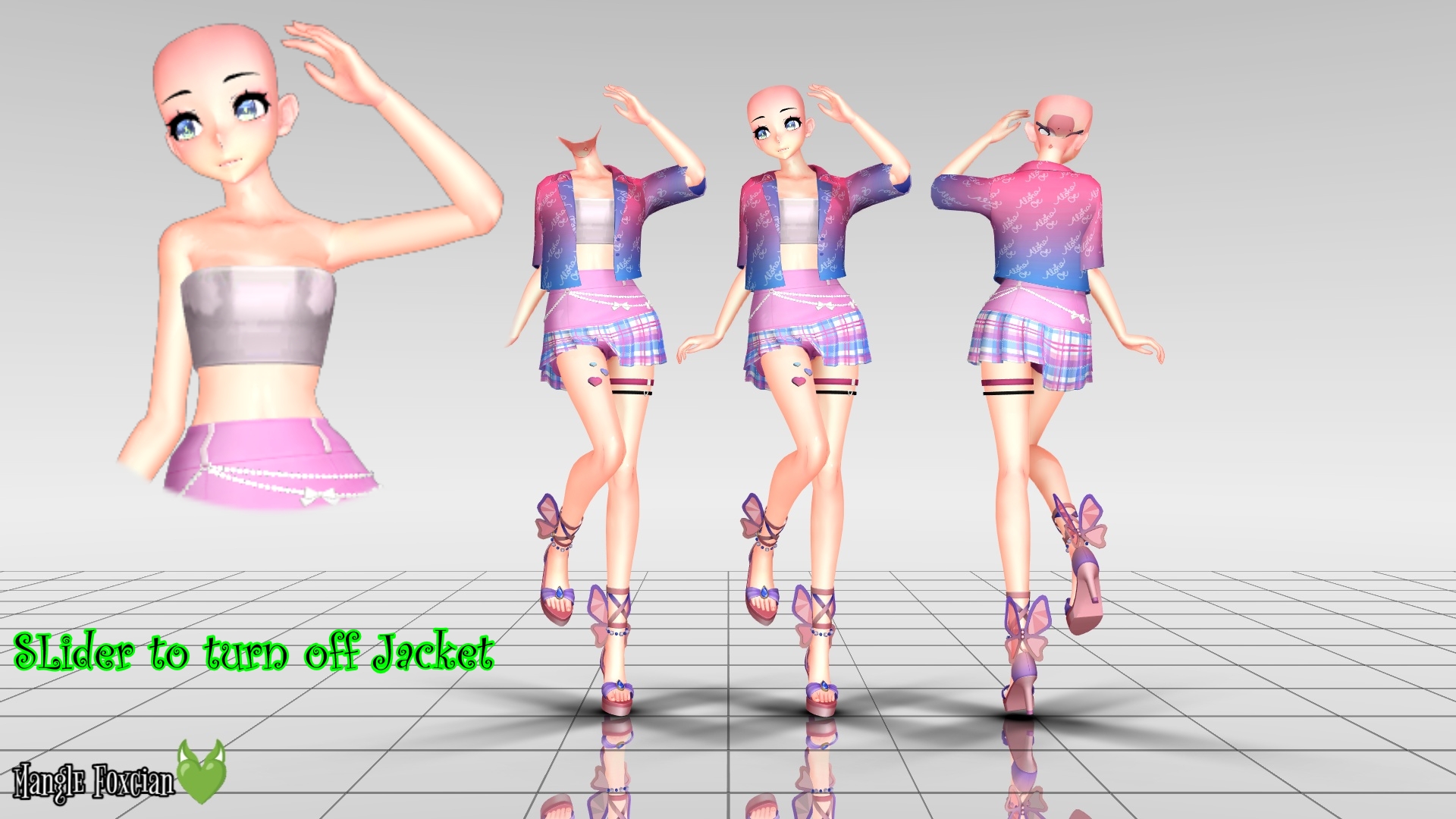 TDA MMD Cherri Outfit Base DL by Mangle-Foxcian on DeviantArt