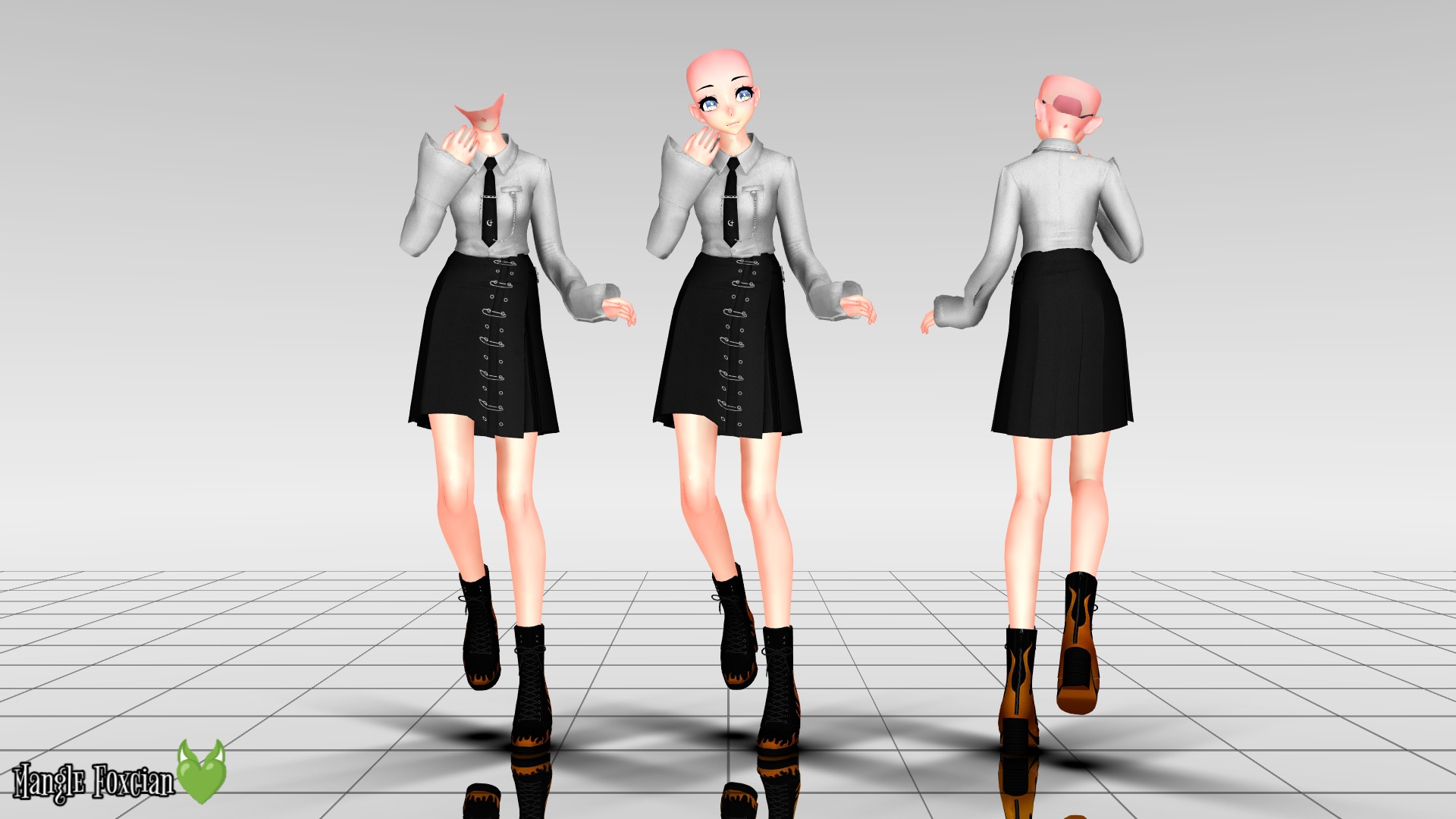 TDA MMD School Girl Outfit Base DL by Mangle-Foxcian on DeviantArt