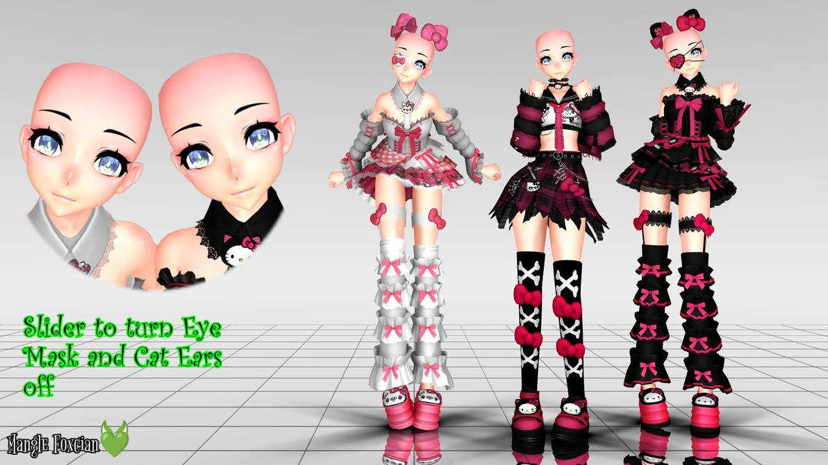 TDA MMD Kitty's Outfit Base DL by Mangle-Foxcian on DeviantArt
