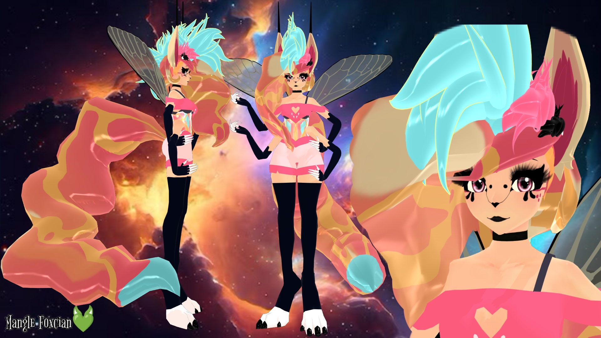 TDA MMD Queen Beelzebub DL by Mangle-Foxcian on DeviantArt