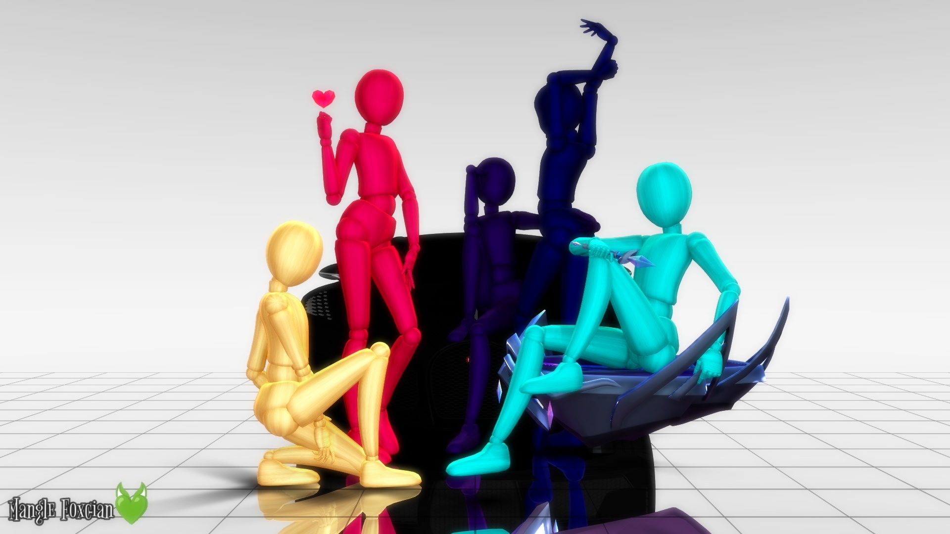 TDA MMD KDA Pose DL by Mangle-Foxcian on DeviantArt