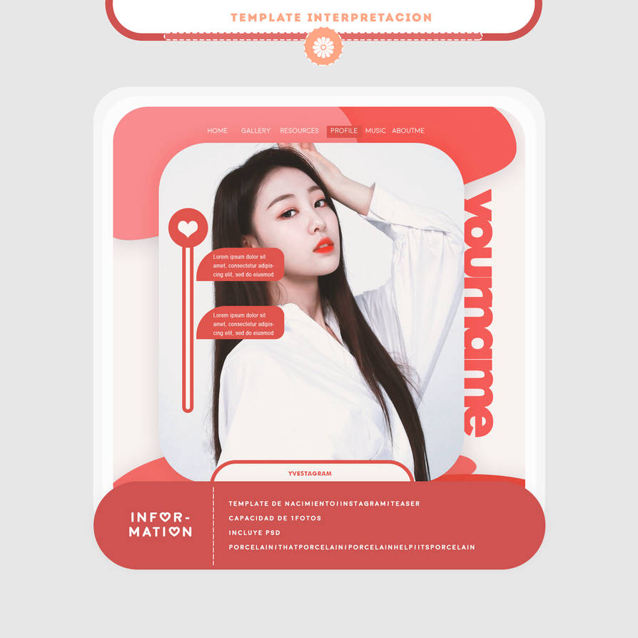 Template Teaser Member 01 By Porcelain By Thatporcelain On Deviantart