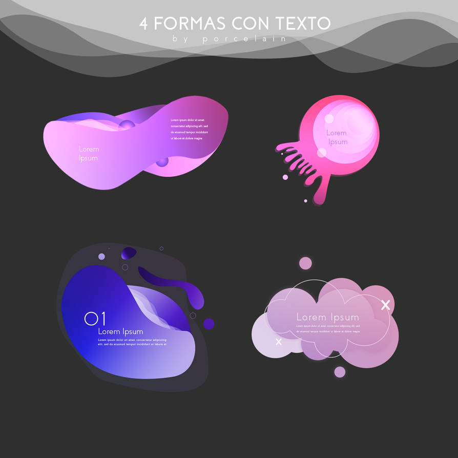 shapes with texts by porcelain by thatporcelain on DeviantArt
