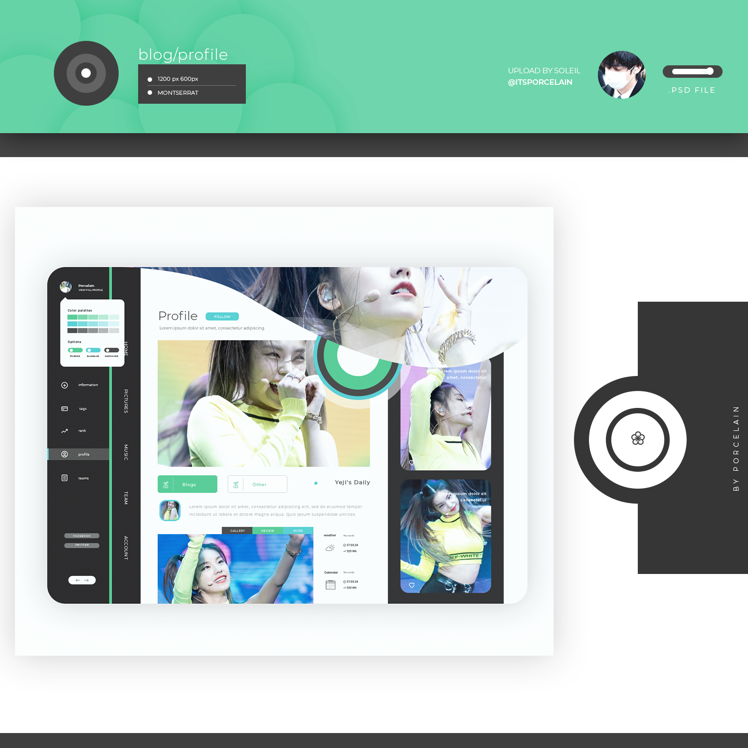 MEMBER PROFILE BLOG TEMPLATE BY PORCELAIN by thatporcelain on DeviantArt