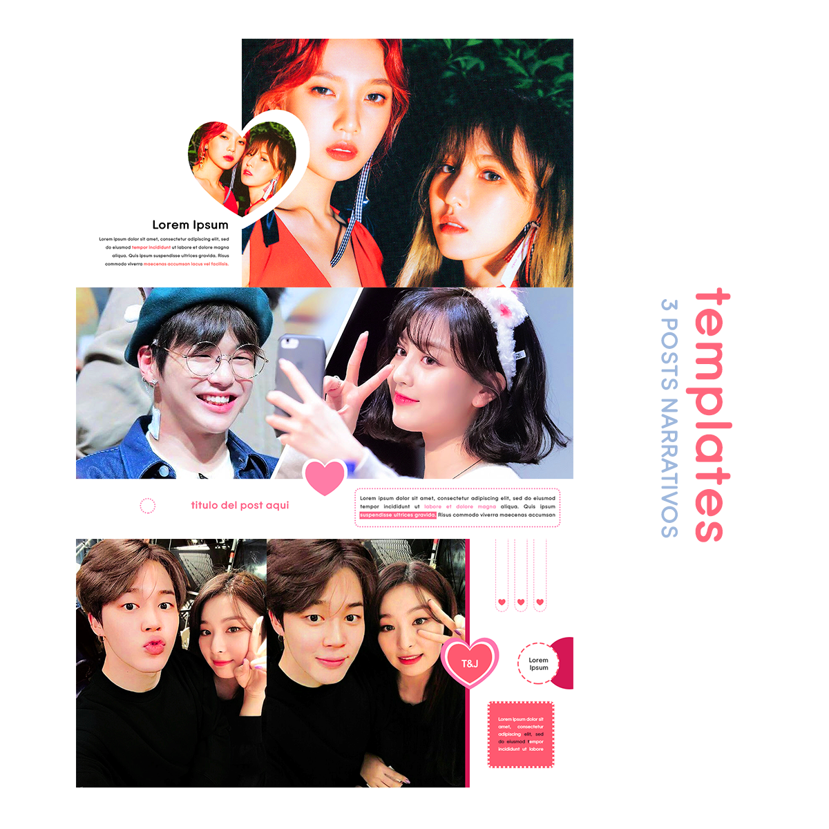 post templates couple pack by itsporcelain by thatporcelain on DeviantArt