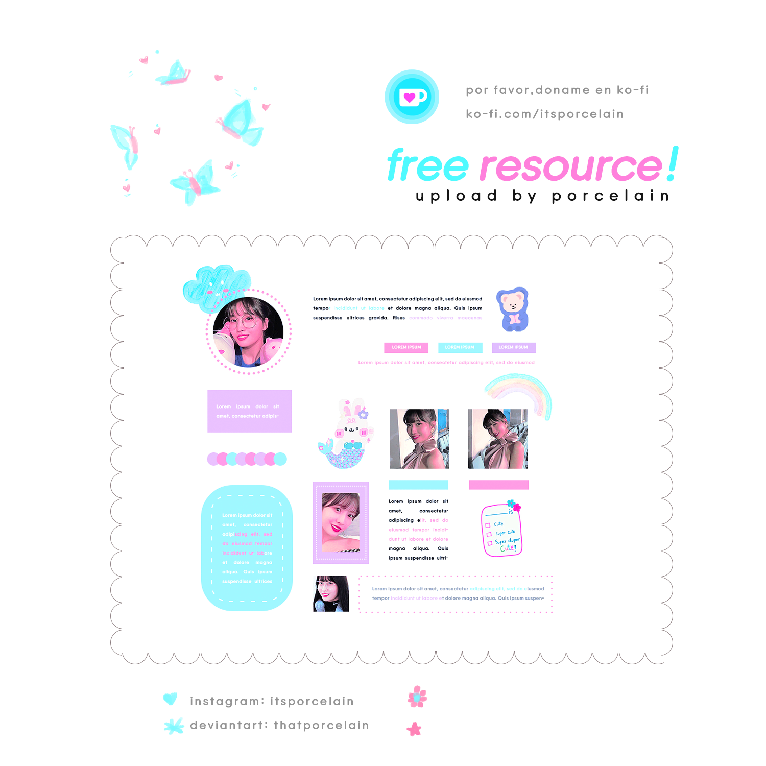 Cute Box Template Deviantart