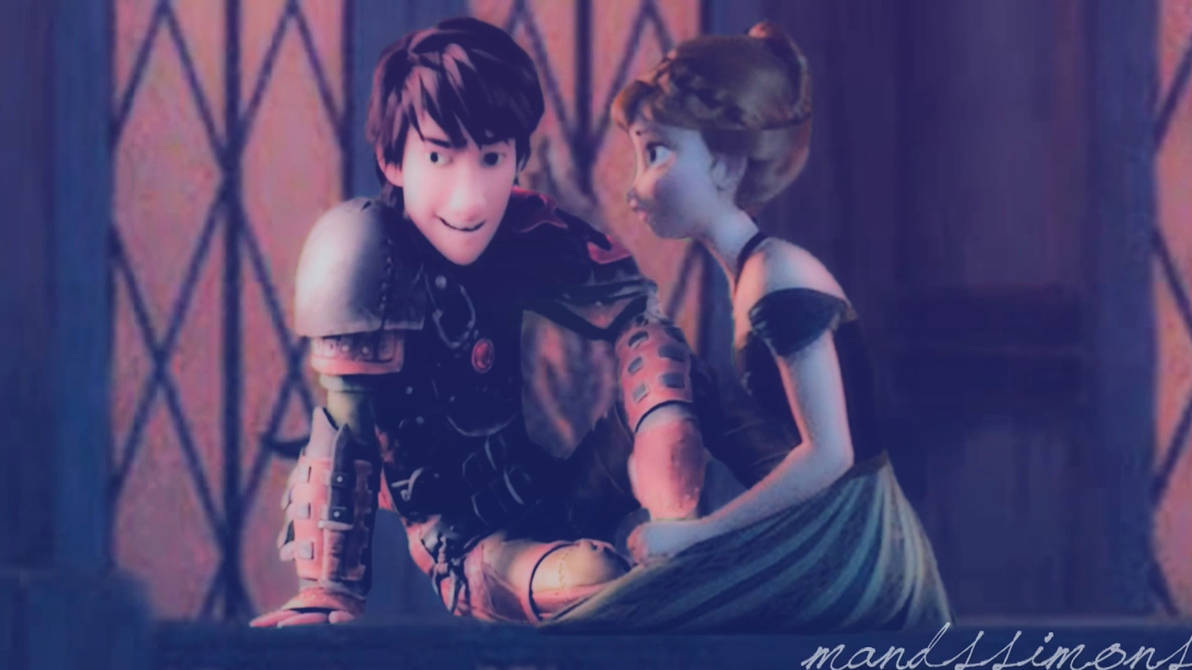 Hiccup and Anna by OohFire on DeviantArt
