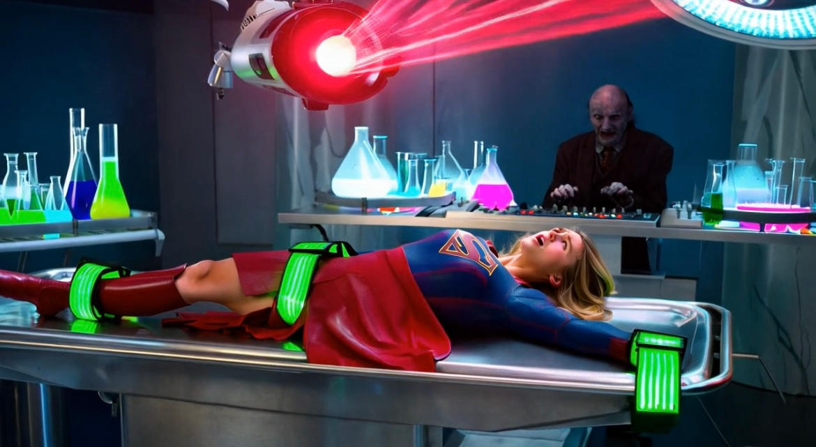 Supergirl Laser Peril by DynaBinder on DeviantArt