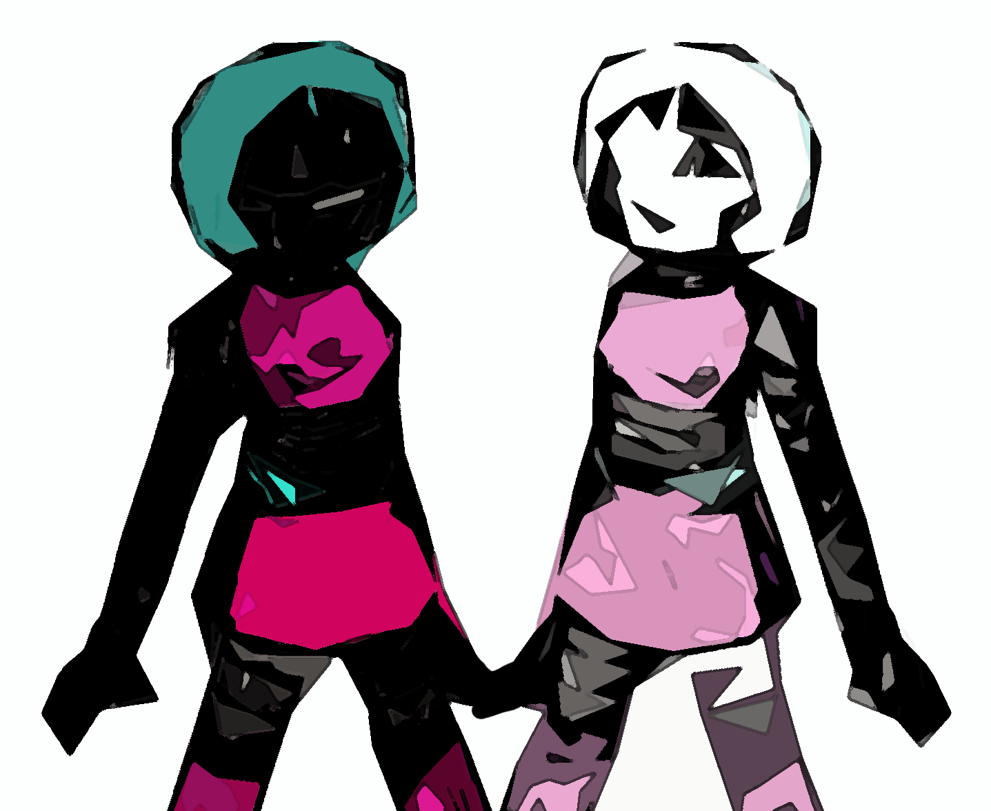 Robot Sisters by samisenpai on DeviantArt