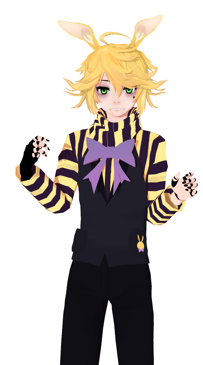 [MMD FNAF] Springbonnie by circularpie on DeviantArt