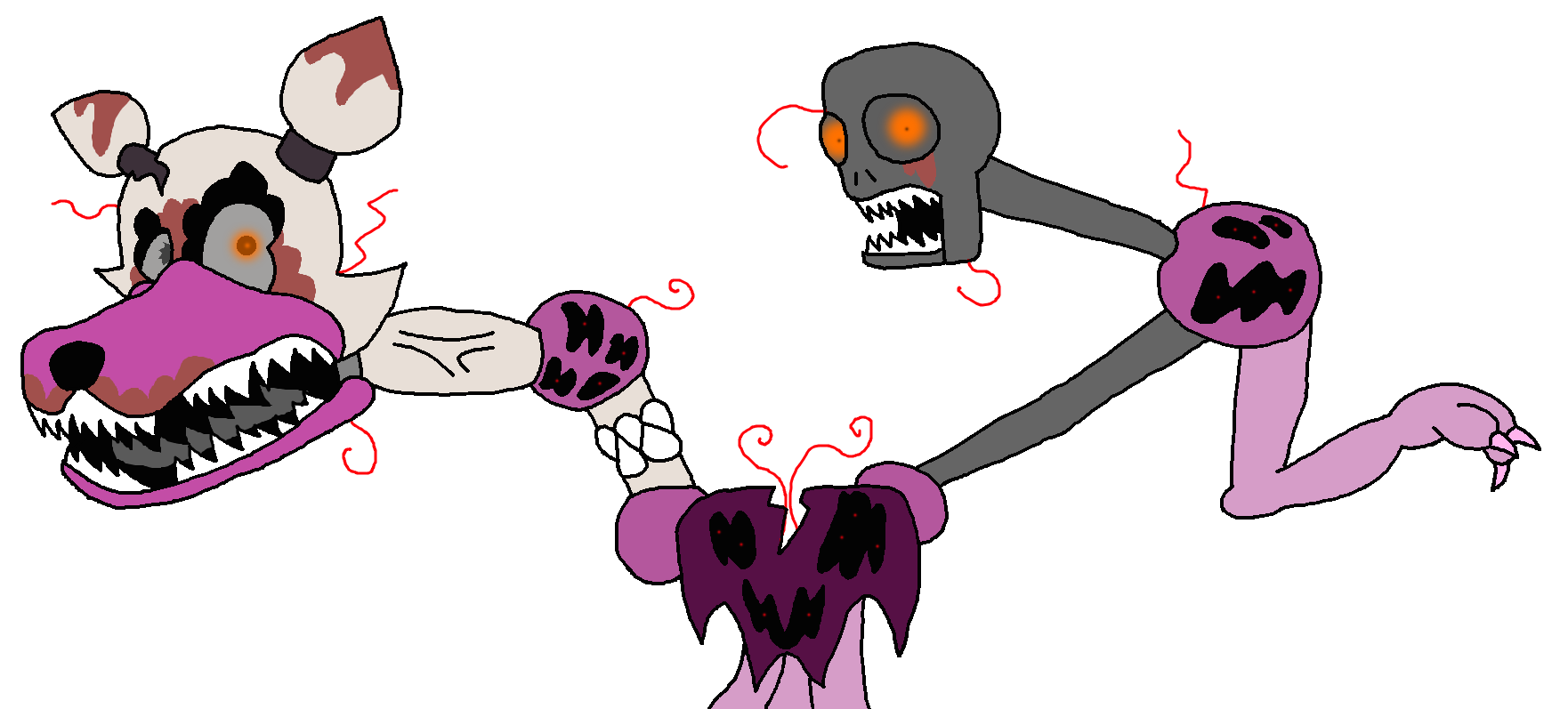 Nightmare Mangle by Hypno-Scream on DeviantArt