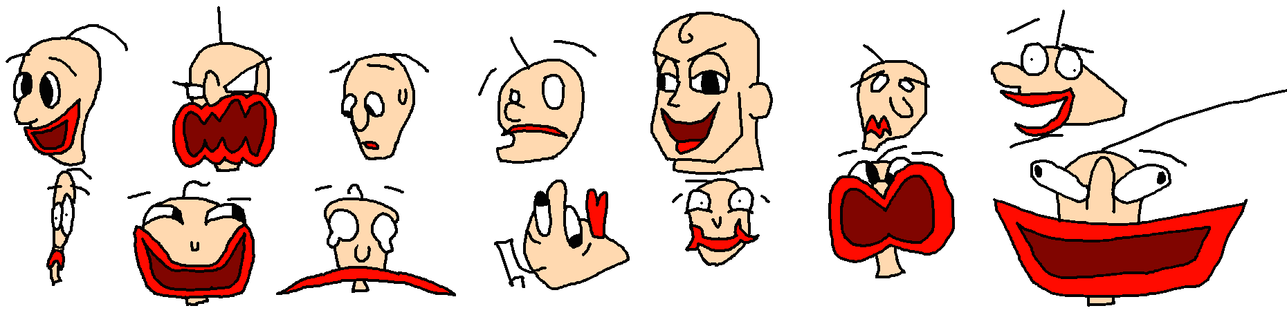 Baldi Expressions by Hypno-Scream on DeviantArt