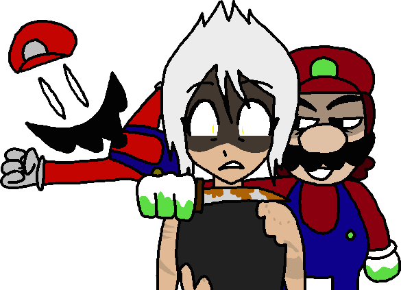 Mr. Mary and Corrupted Mario by Hypno-Scream on DeviantArt