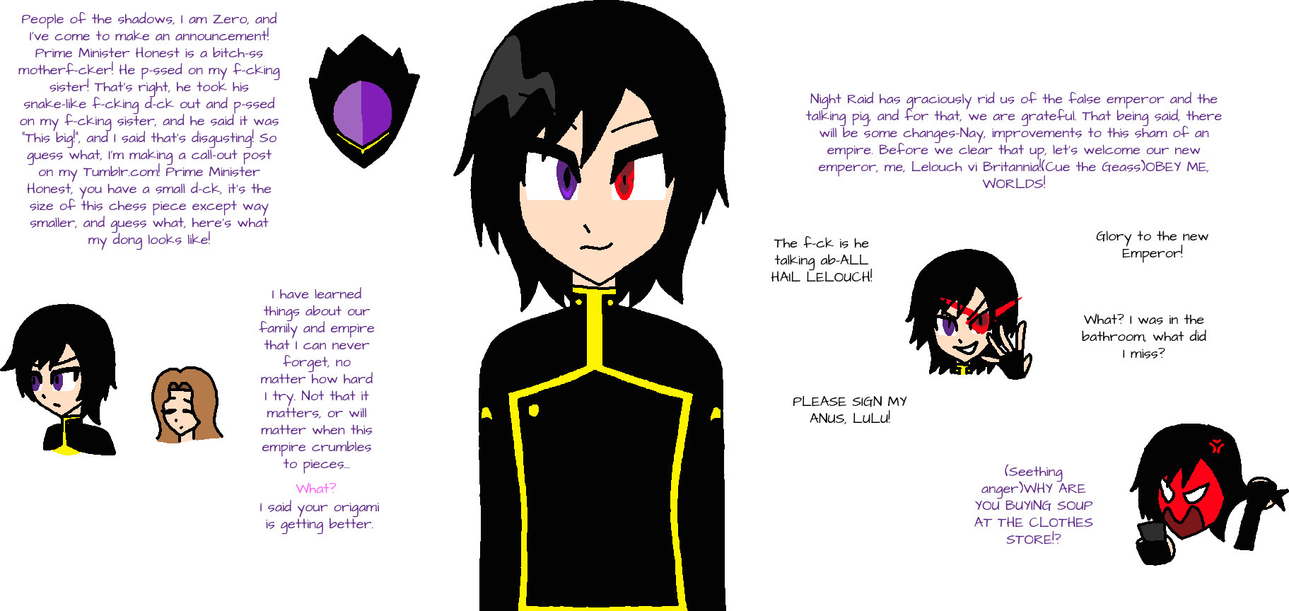 Emperor of the Black Night, Lelouch vi Britannia by Hypno-Scream on ...