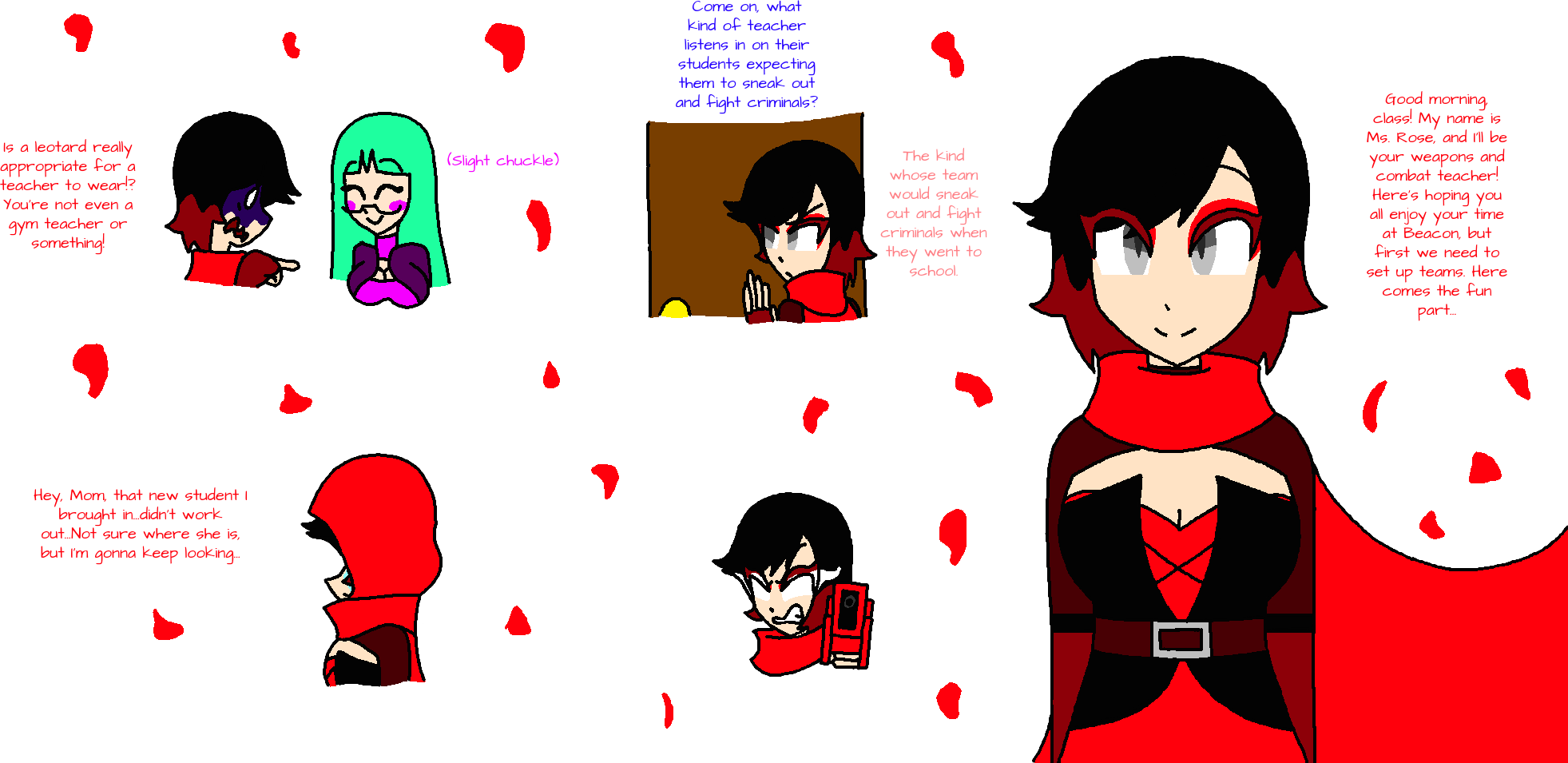 Red Like Roses, Silver Like the Moon, Ruby Rose by Hypno-Scream on ...