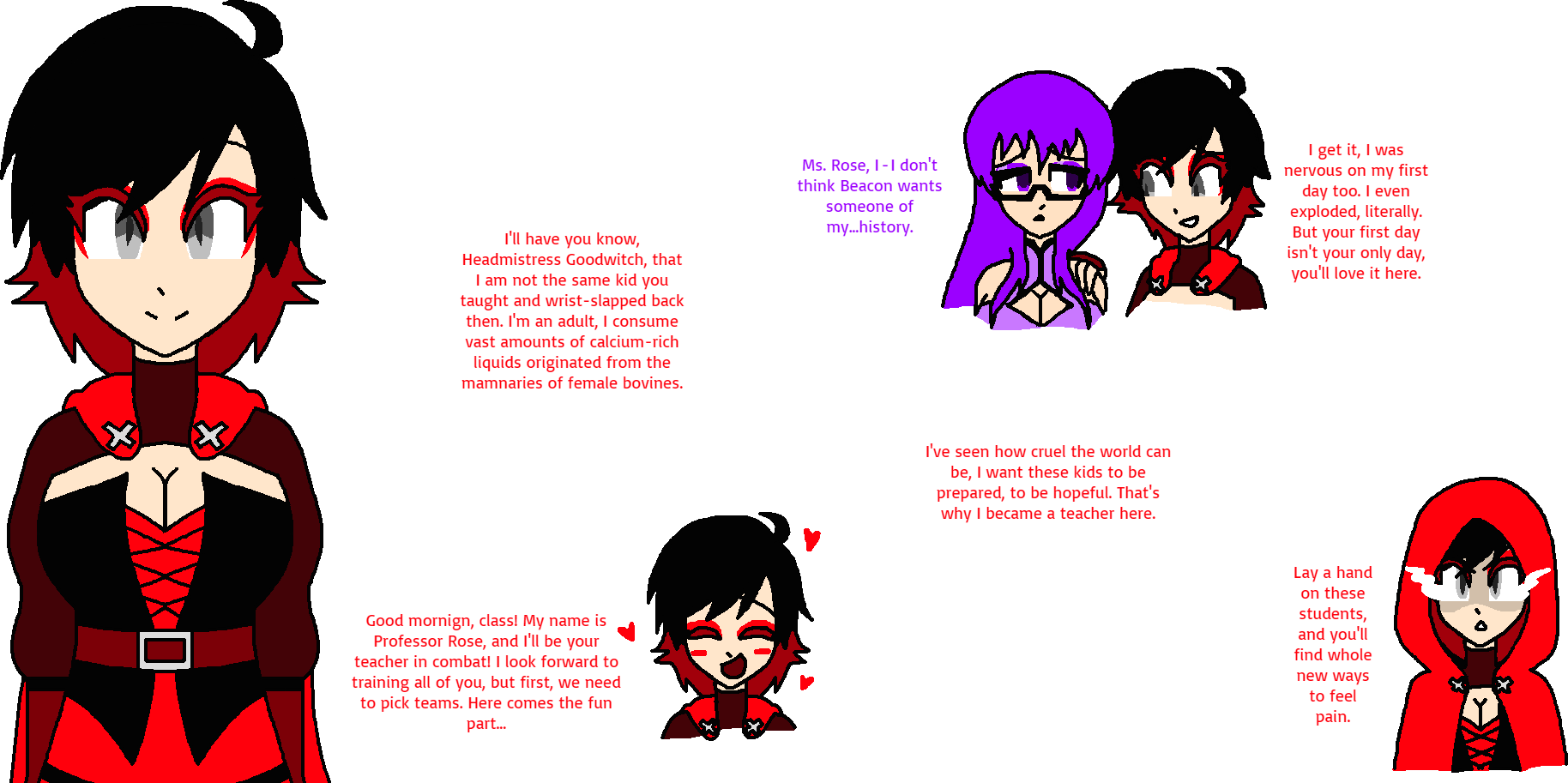 Teacher of Swift Justice, Professor Ruby Rose by Hypno-Scream on DeviantArt