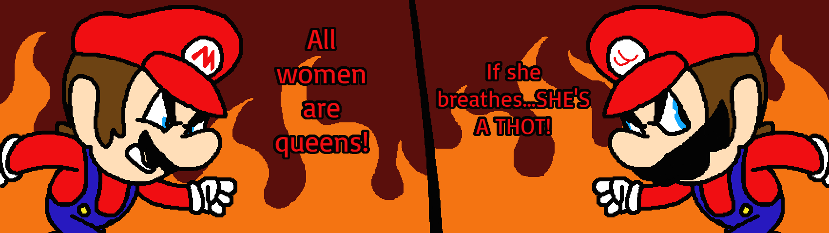 Nintendo Mario Vs. SMG4 Mario by Hypno-Scream on DeviantArt