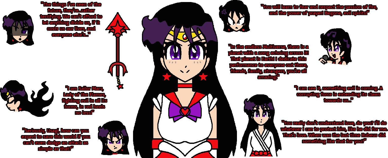 Passion of Pyro-Prayer, Sailor Mars by Hypno-Scream on DeviantArt