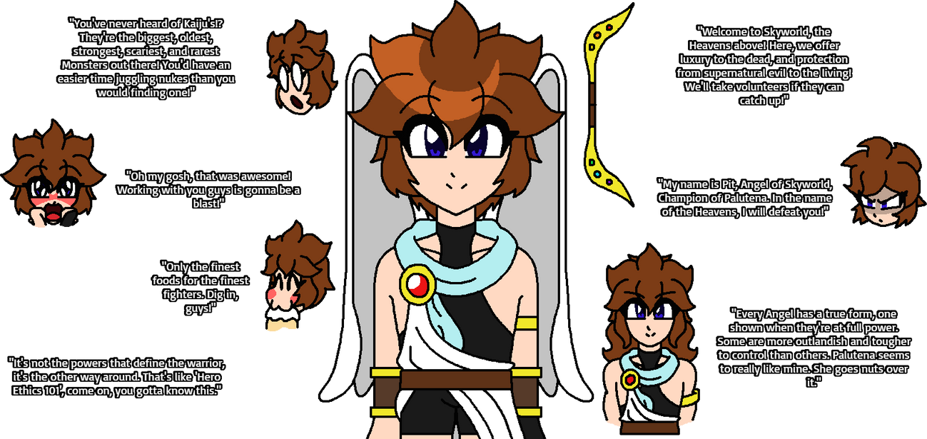 Angelic Skyworld Hero, Captain Pit by Hypno-Scream on DeviantArt