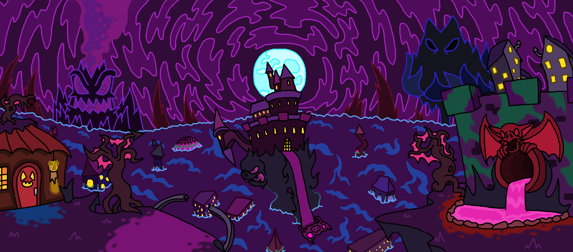 Realm of the Night, Makai by Hypno-Scream on DeviantArt