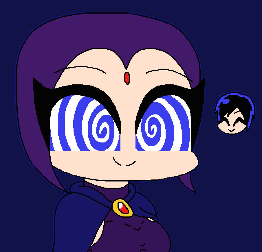 Nightwing Tricks Raven For a Treat by Hypno-Scream on DeviantArt