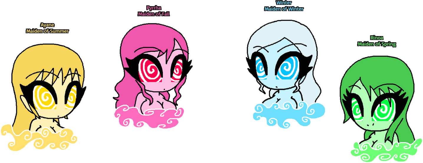 Four Maidens Reborn by Hypno-Scream on DeviantArt