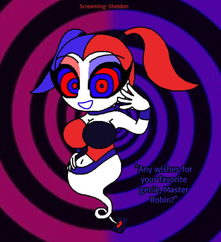 Genie of the Card by Hypno-Scream on DeviantArt