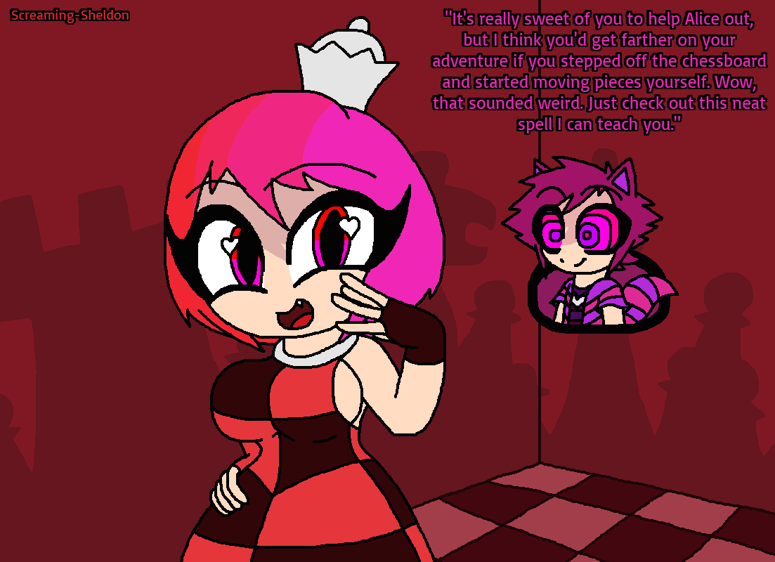 KHB: Sora Meets the Red Queen by Hypno-Scream on DeviantArt