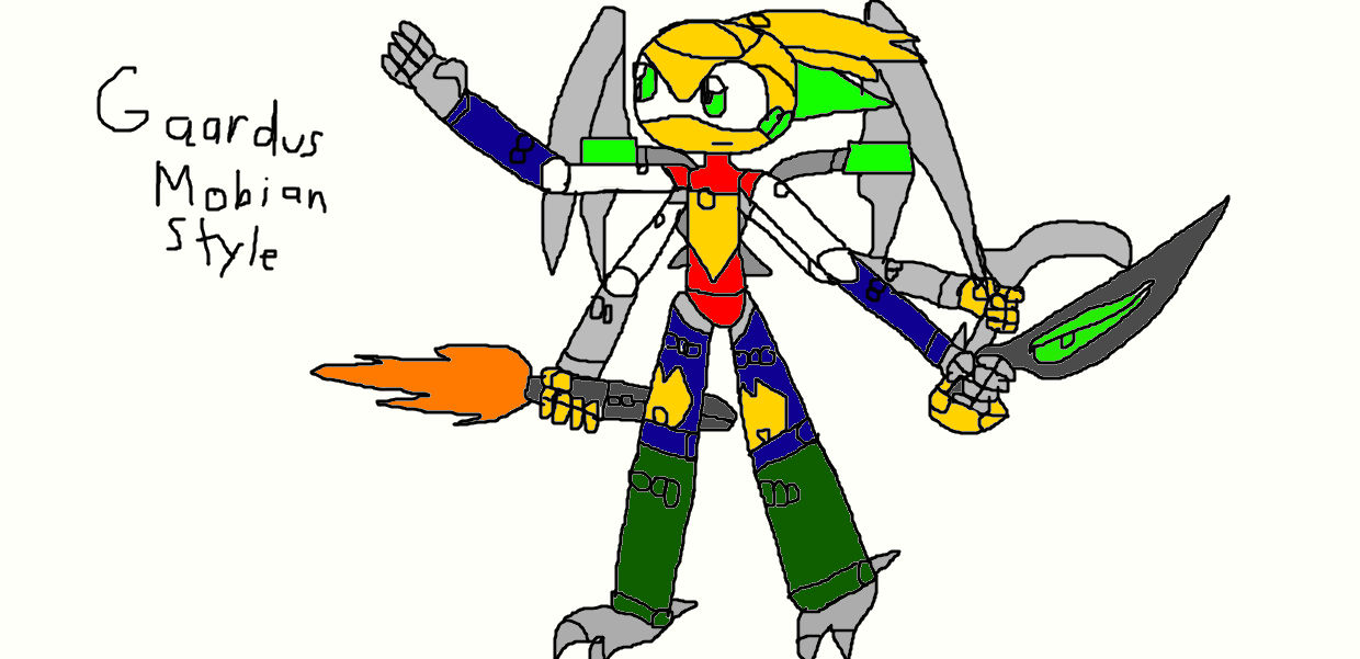 Gaardus as a Mobian by Surge-64 on DeviantArt