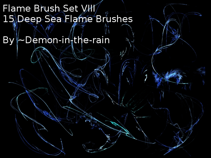 Flame-Glow Gimp Brushes-Set VIII by Demon-in-the-rain on DeviantArt