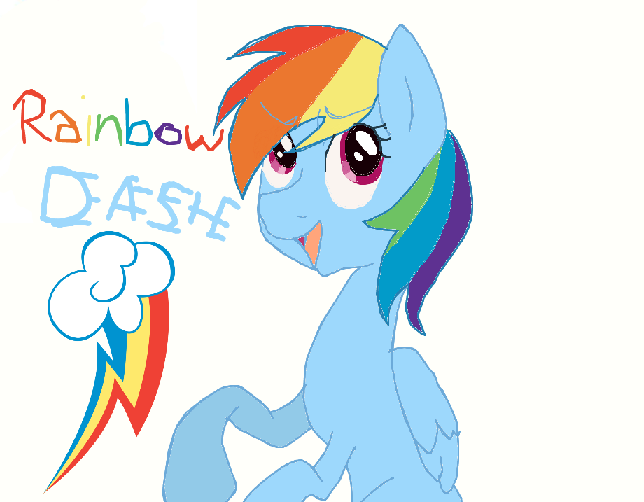 Rainbow Dash by Lunarwhisker09 on DeviantArt