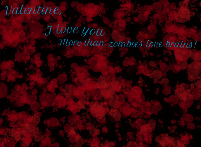 Zombie Valentine by KirstenTheSkittleFan on DeviantArt
