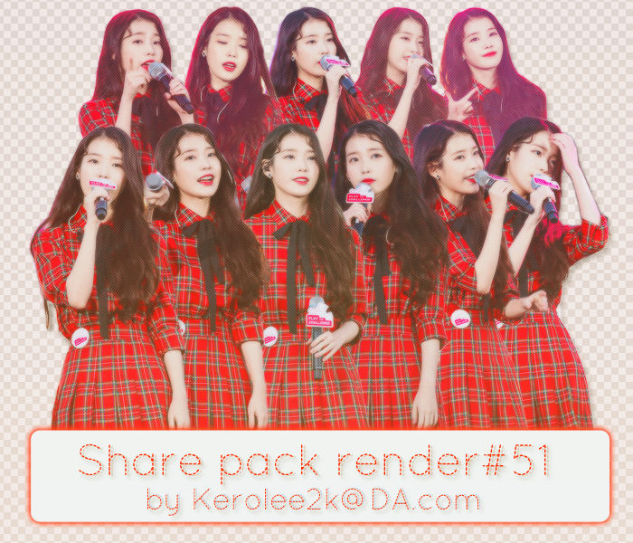 Share pack render #52 IU by KeroLee2k on DeviantArt