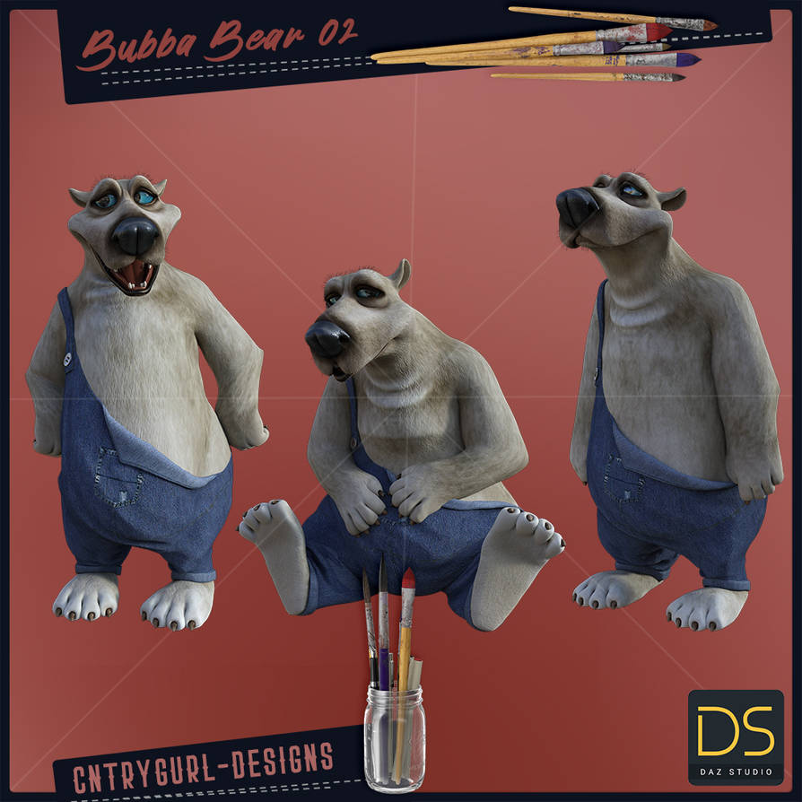 Bubba Bear 02 by CntryGurl-Designs on DeviantArt