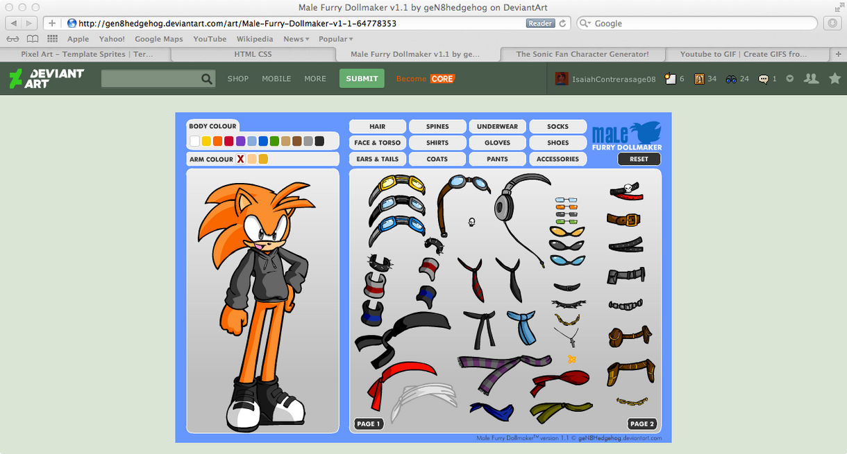 Jack the Hedgehog by IsaiahContrerasage08 on DeviantArt