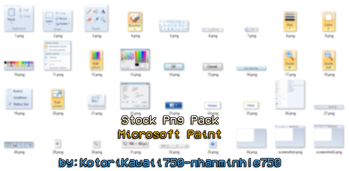 Stock Png Pack Microsoft Paint by ruplik on DeviantArt
