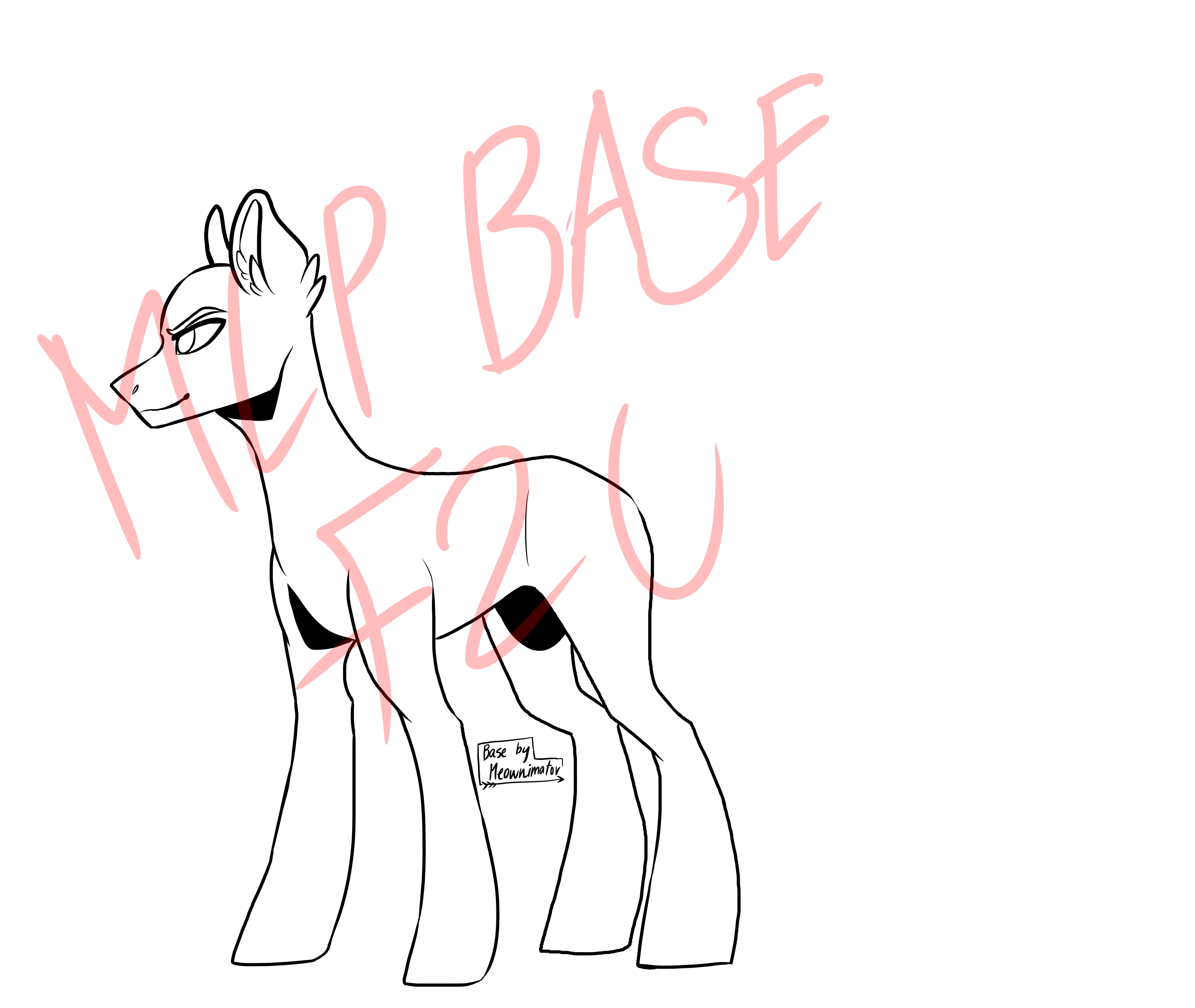 [F2U BASE] MLP Adopt by Meownimator on DeviantArt