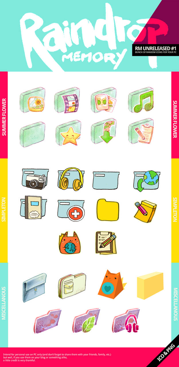 RM Unreleased Icons 1 by Raindropmemory on DeviantArt