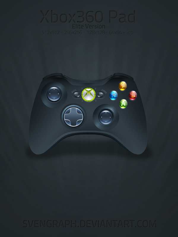 Xbox 360 Elite Joypad Icon by Svengraph on DeviantArt