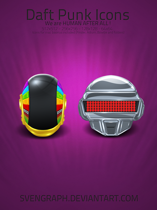 Daft Punk Super Icon Package by Svengraph on DeviantArt