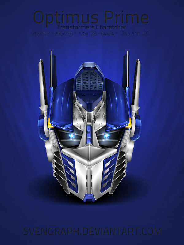 Optimus Prime Helmet Icon by Svengraph on DeviantArt