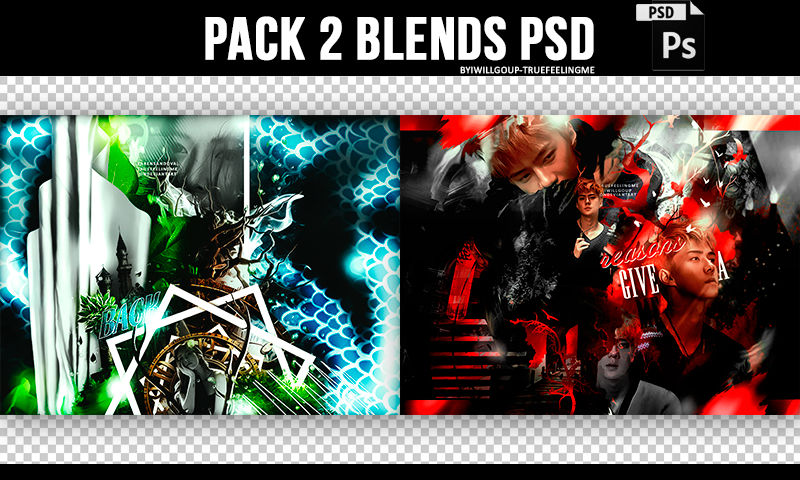 +PACK 2 BLENDS by IwillGoUp on DeviantArt