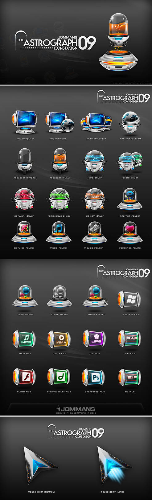 Astrograph icons by JOMMANS on DeviantArt