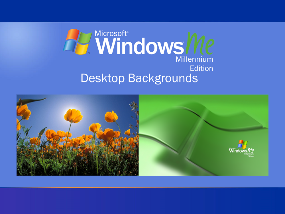 Windows ME (2002) Desktop Backgrounds by DurriroMash002 on DeviantArt