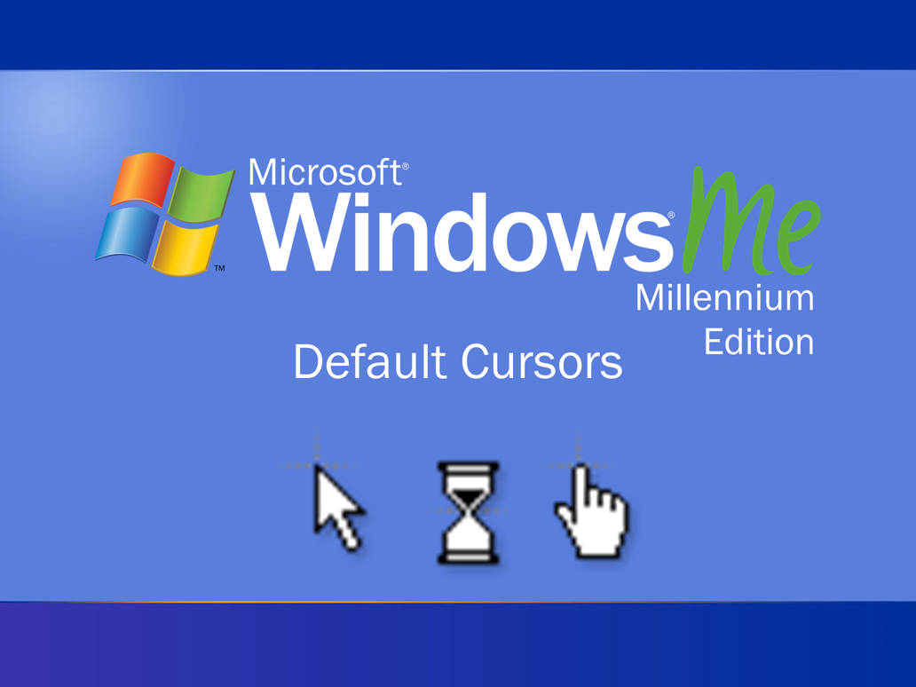 Windows ME (2002) Default Cursors by DurriroMash002 on DeviantArt