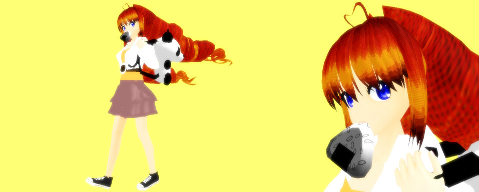 MMD Newcomer Oni-chan - Onigiri Kawaii! by NadeshikoLove1 on DeviantArt