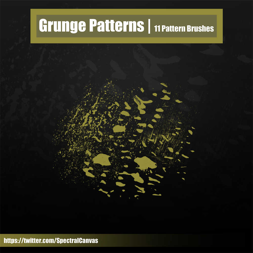 Grunge Patterns - Tool Pack | CSP by SpectralCanvasImages on DeviantArt
