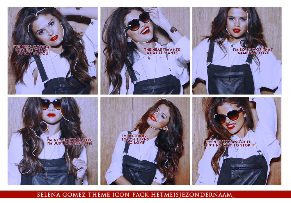 Selena Gomez icon pack by TwinGraphics on DeviantArt